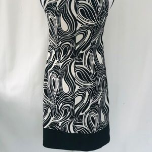 AB Studio | Dresses | Ab Studio Black White Paisley Sleeveless Dress 4 ...
